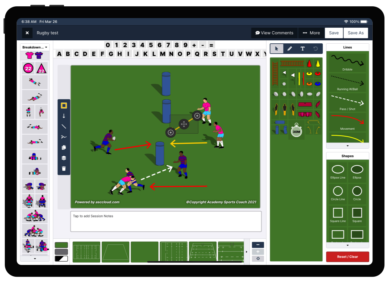 New Activity Item Context Menus